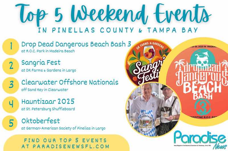 Top 5 Weekend Events September 26-28th - Paradise News Magazine